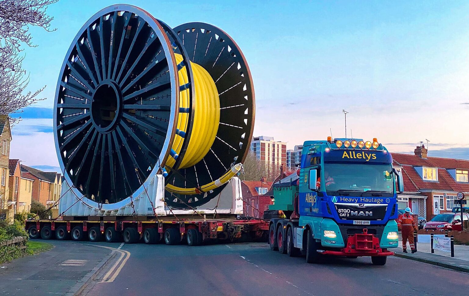 Transportation of Reels for the Oil and Gas Sector - Allelys