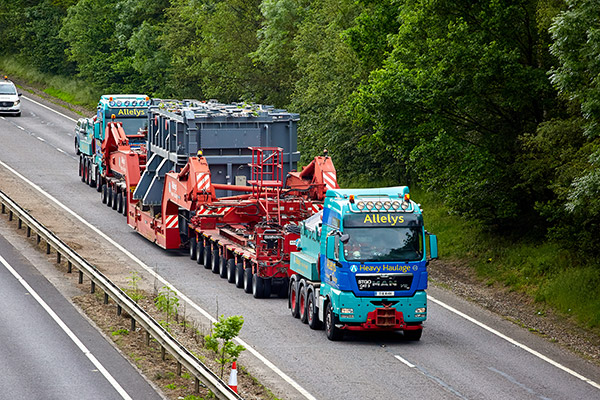 Delivery of a 184te transformer - Allelys