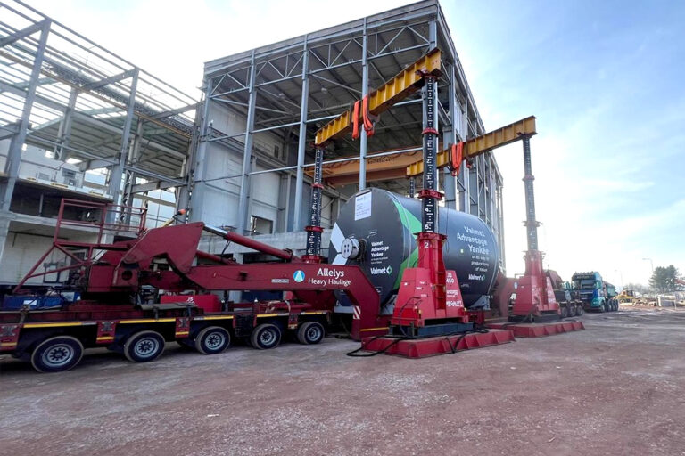 Transport & Install 146te Yankee Dryer Cylinder - Allelys